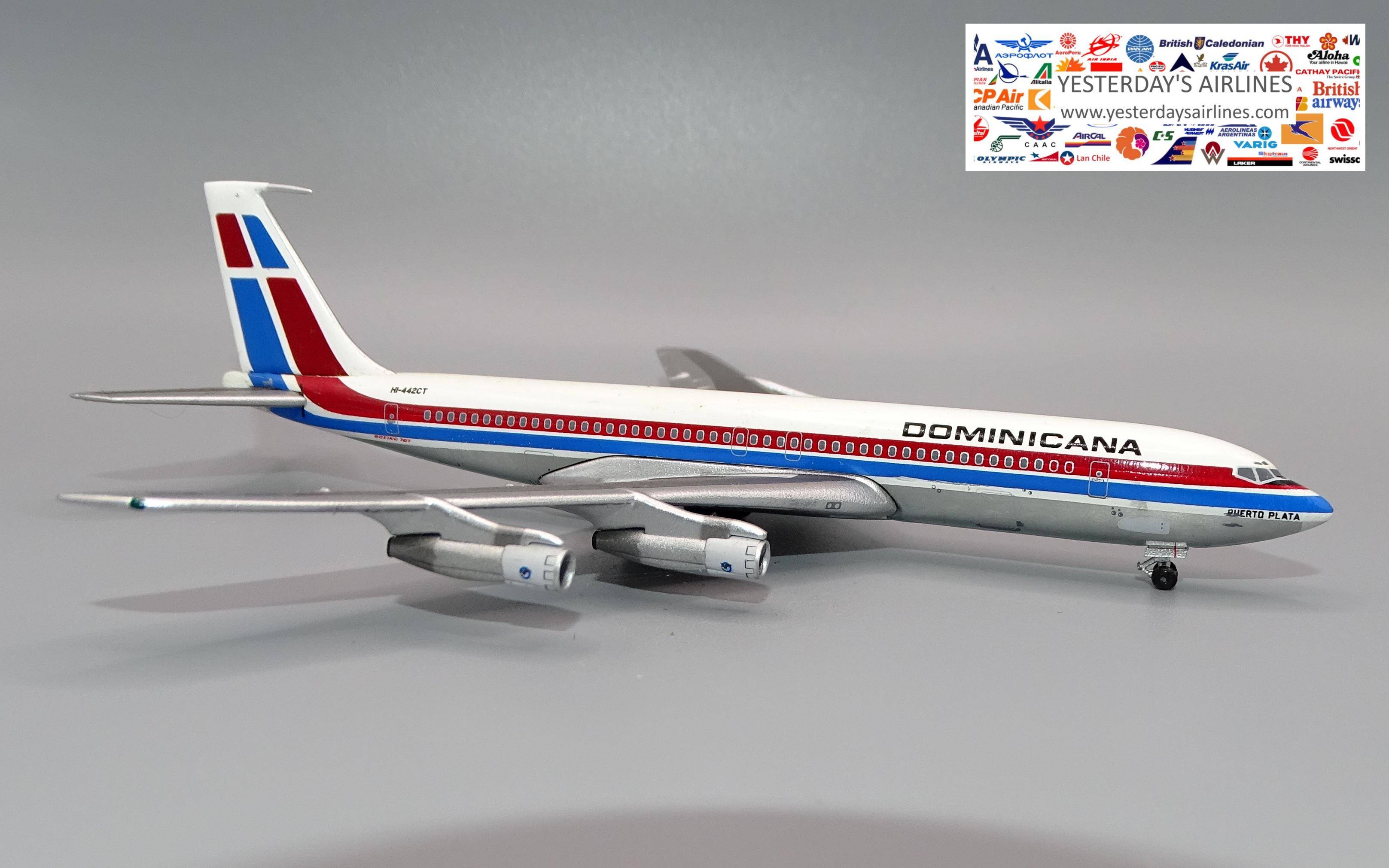 Aeroclassics 1:400 Dominicana Boeing 707-320C N/A | MADb
