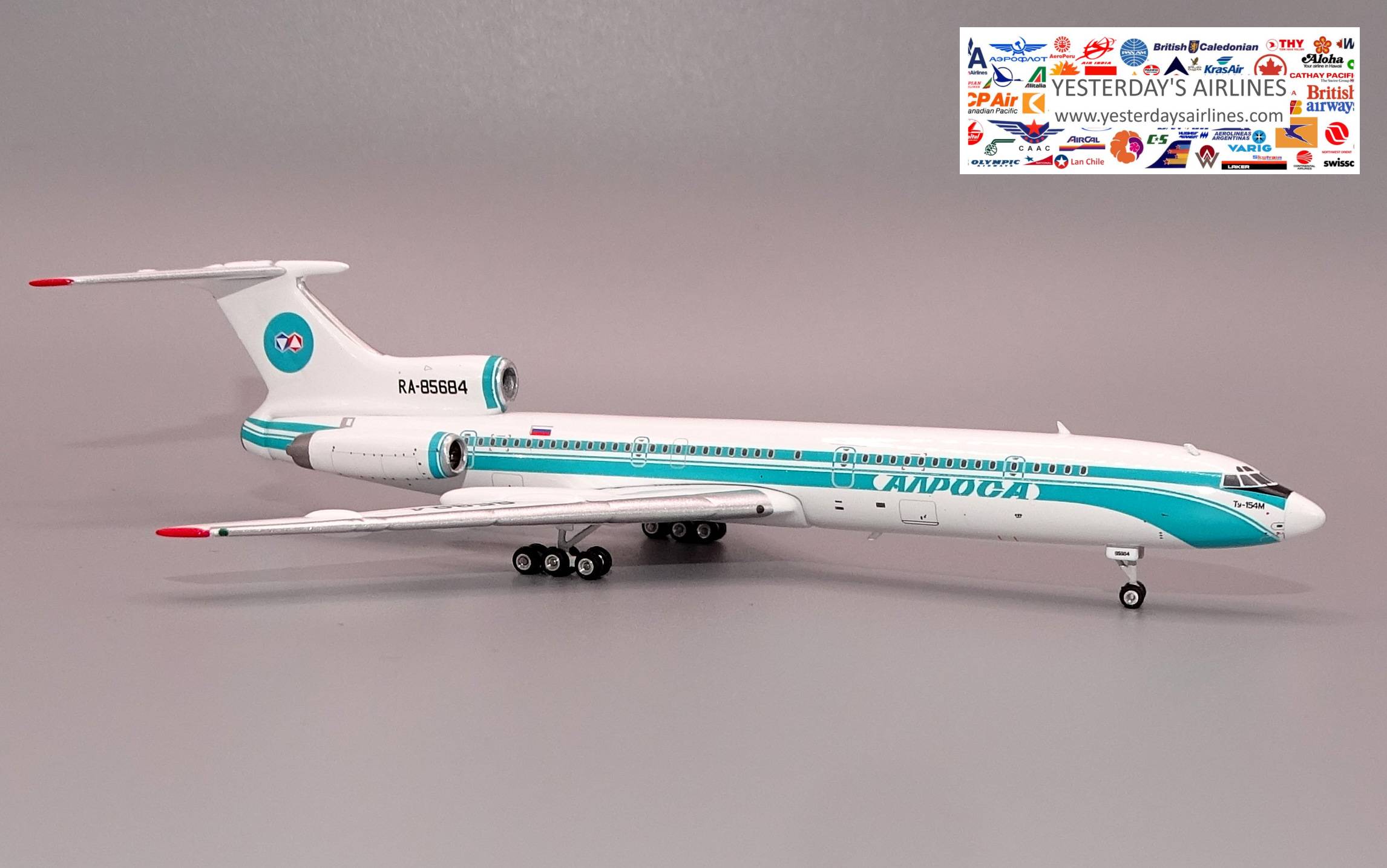 Phoenix Models 1:400 Alrosa Tupolev Tu-154M PH11904 | MADb