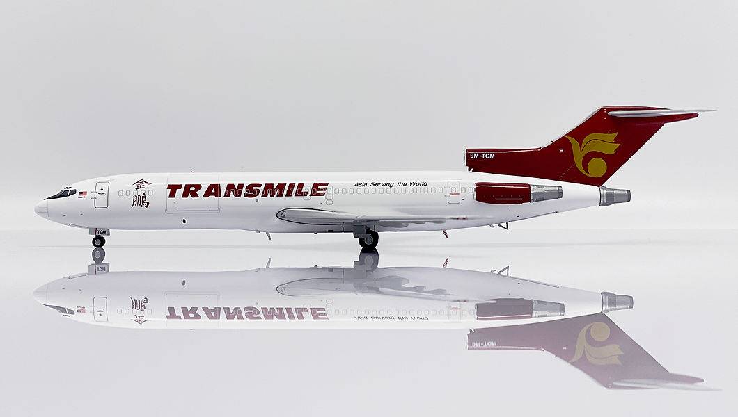 JC Wings 1:200 Transmile Air Services Boeing 727-200F LH2439 | MADb
