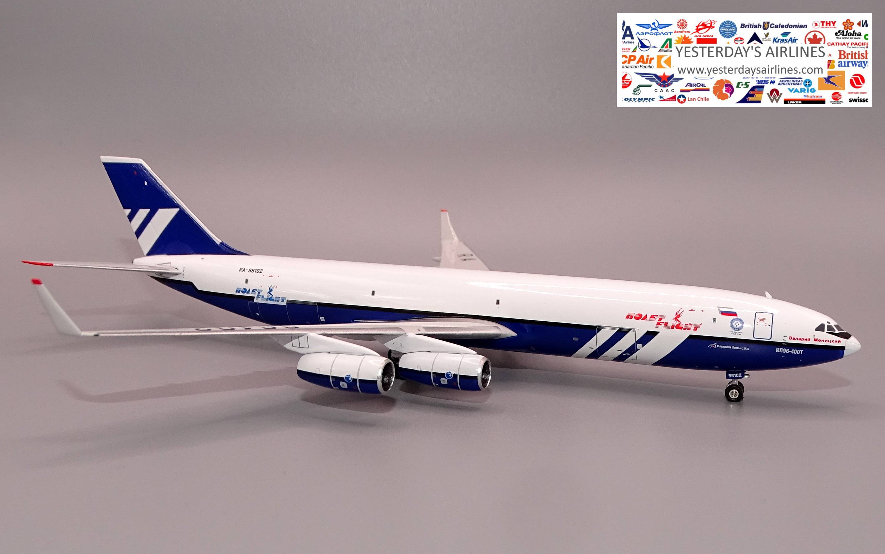 Phoenix Models 1:400 Polet Airlines Ilyushin Il-96-400T 11914 | MADb