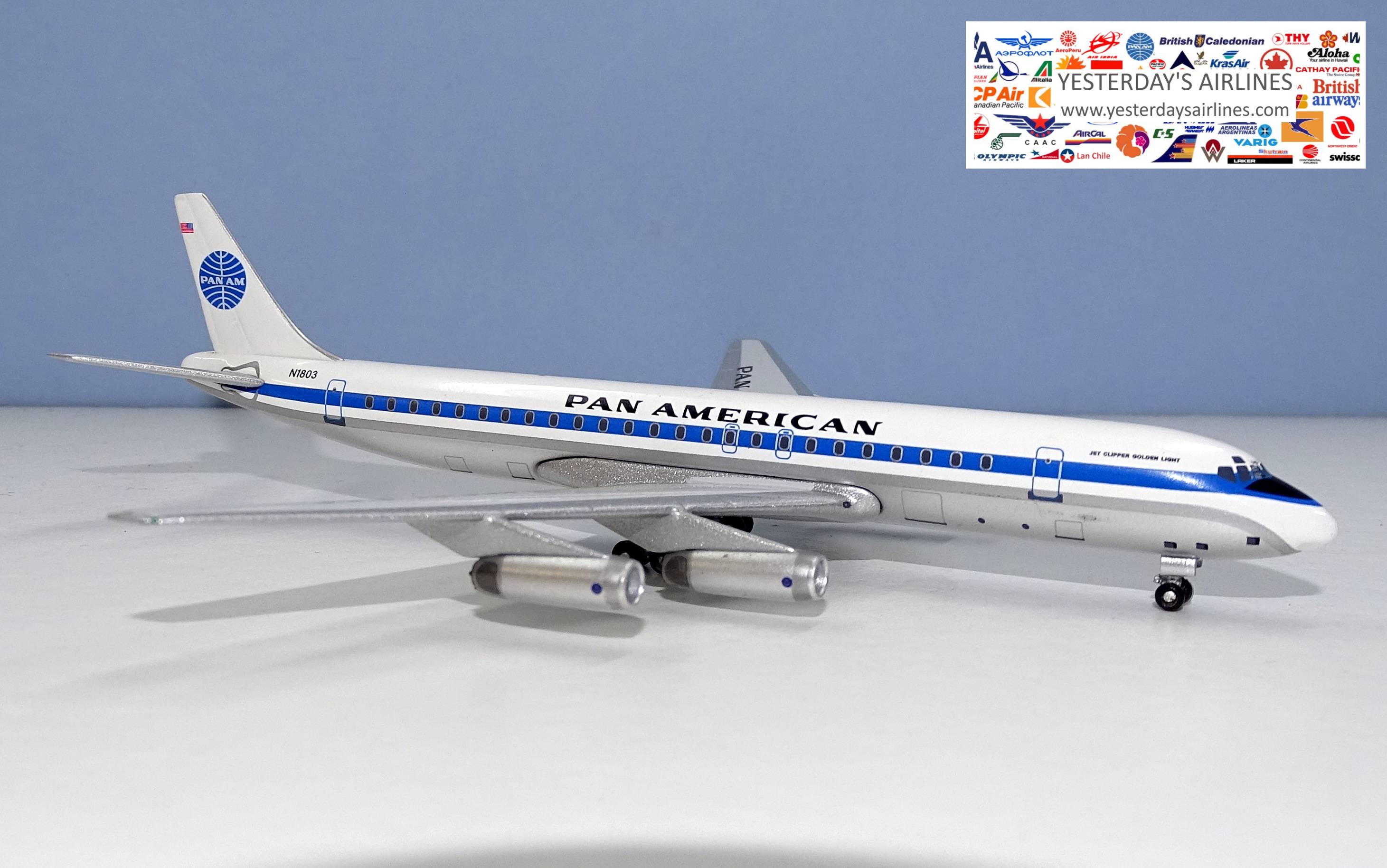 Pan Am Model Company 1:400 Pan American World Airways Douglas DC-8-62 ...