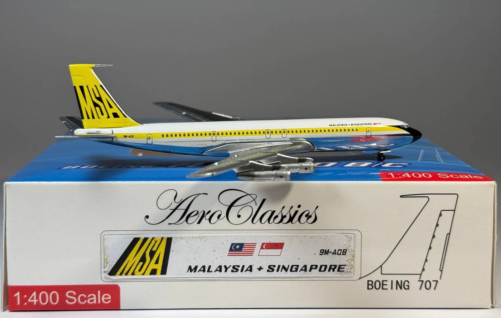 Aeroclassics 1:400 Malaysia-Singapore Airlines Boeing 707-320C N/A | MADb