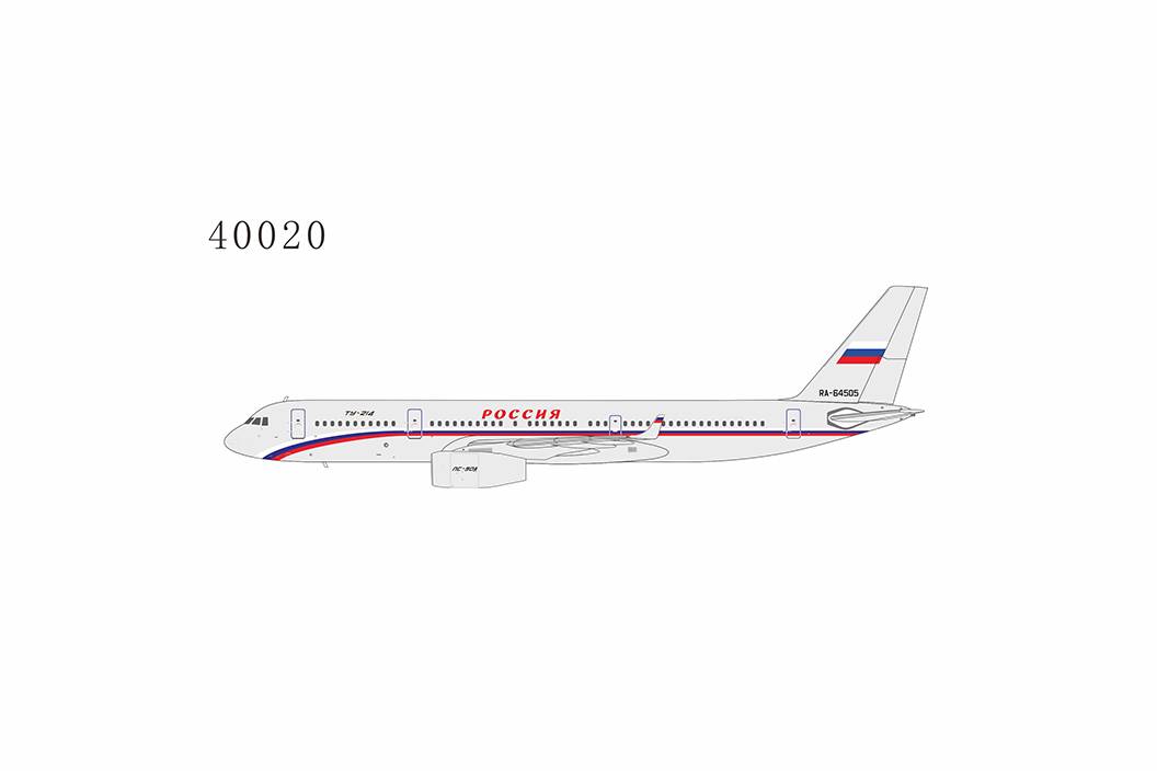 NG Models 1:400 Rossiya - Special Flight Detachment Tupolev Tu-214 ...